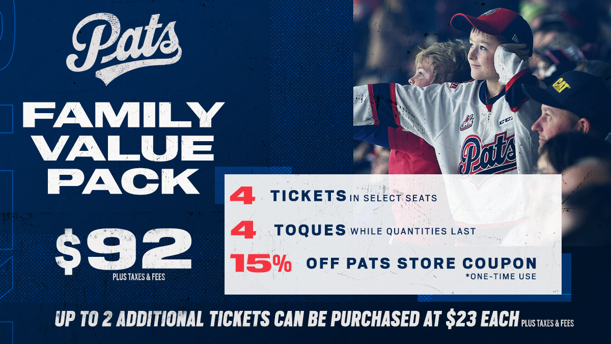 Pats Introduce Family Value Pack - Regina Pats
