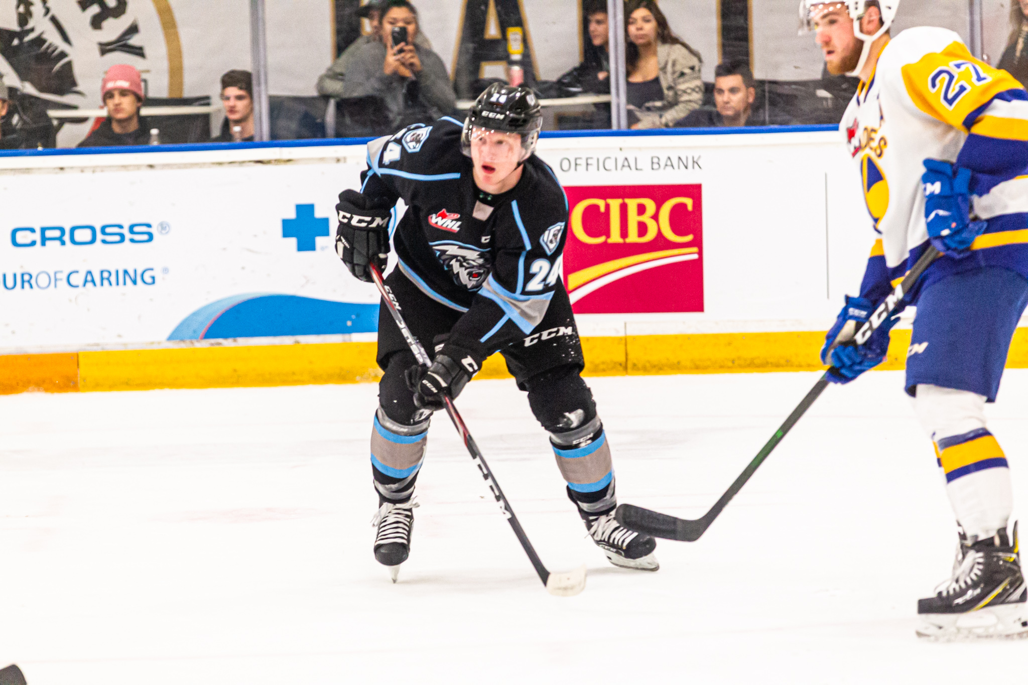 GAME RECAP: ICE breeze past Blades on Saturday night - Saskatoon Blades