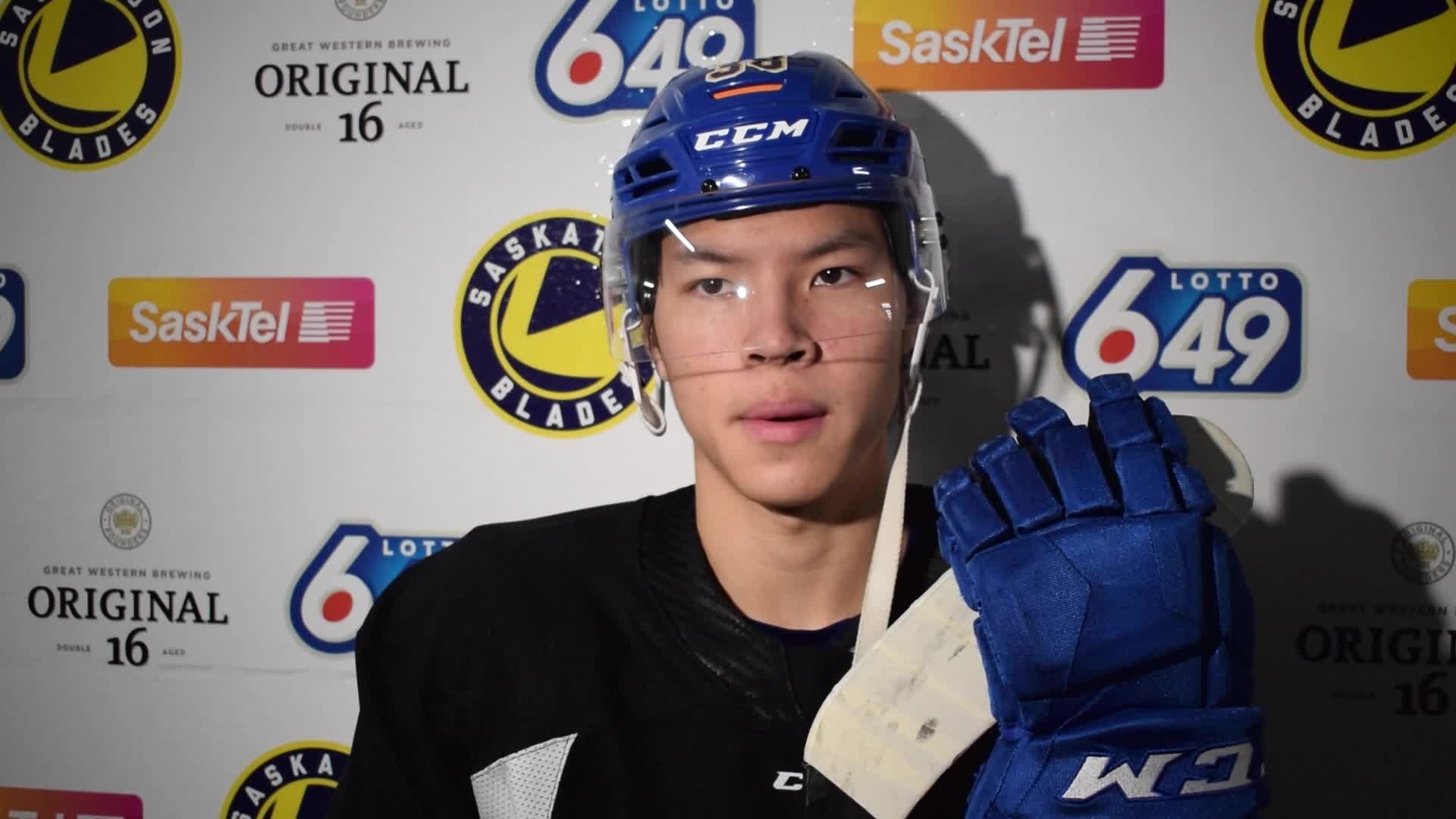 ON THE RECORD | Forward Trevor Wong - Saskatoon Blades