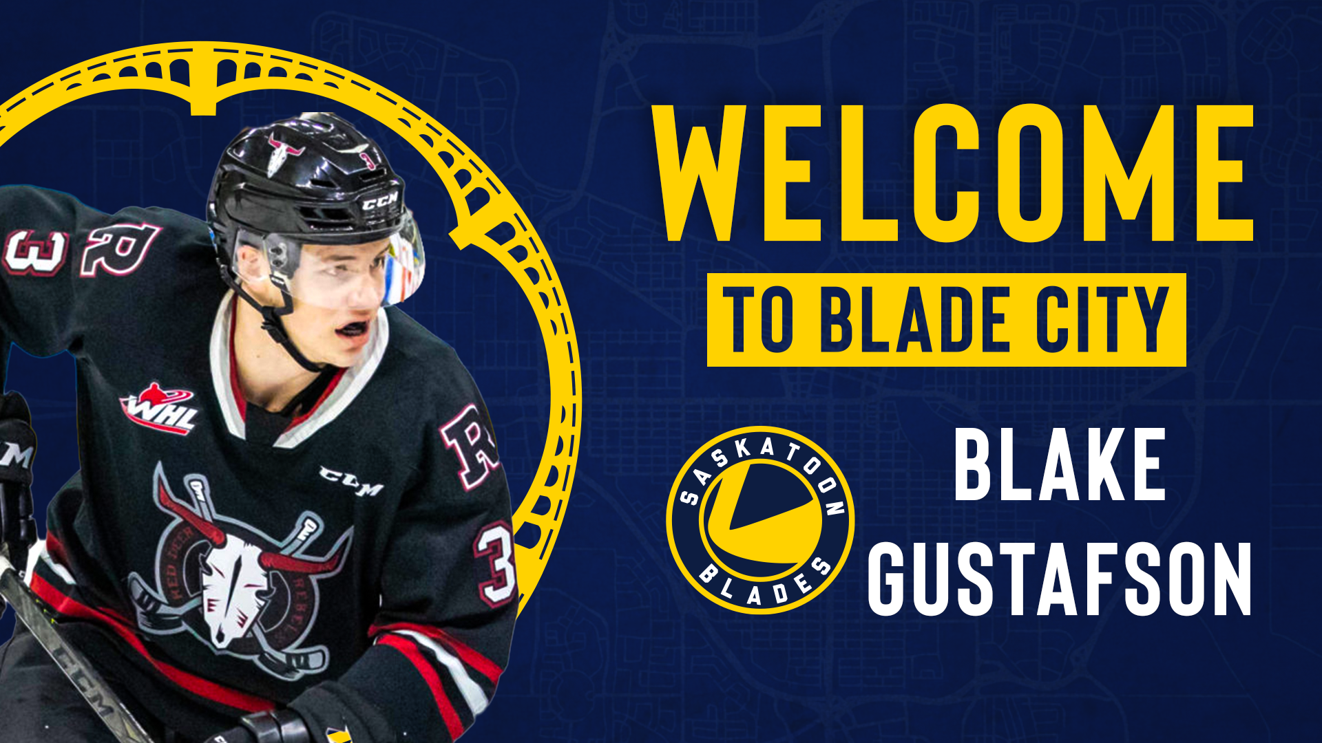 Blades Acquire Towering Rebels Overage Defender - Saskatoon Blades