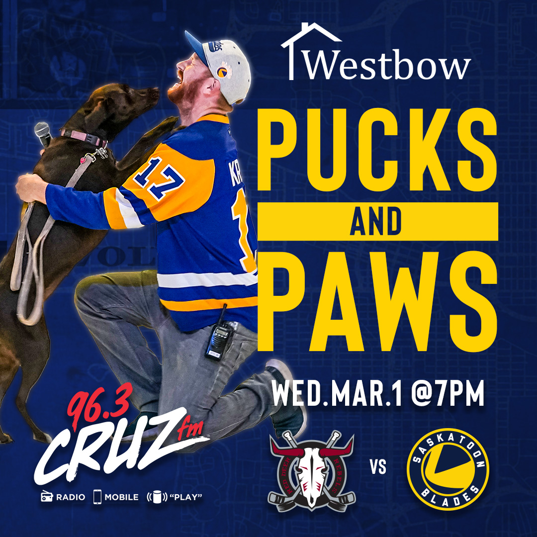 Bring your furry friends Wednesday for Pucks and Paws 2! - Saskatoon Blades