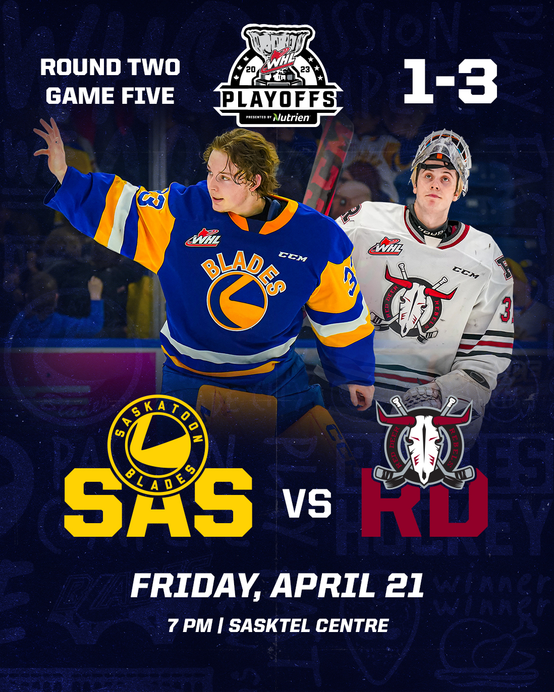 ROUND 2 GAME 5 PREVIEW | Series shifts back to Saskatoon as Blades face elimination - Saskatoon ...