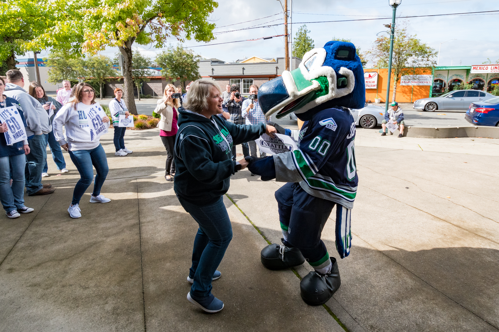 Seattle Thunderbirds Flag Raising 2019 - Seattle Thunderbirds