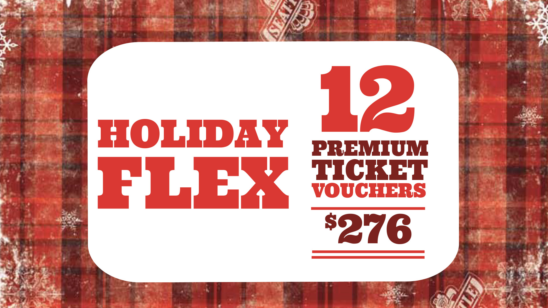 Holiday Premium Voucher Package - Seattle Thunderbirds