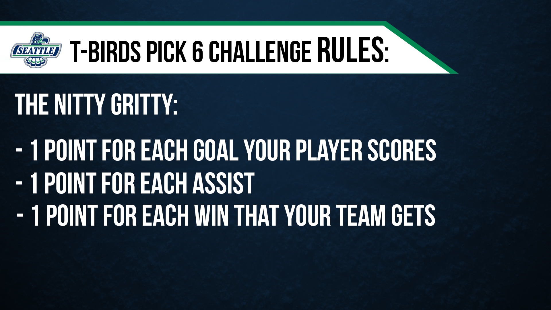 Win A T-Birds St. Patrick's Day Jersey by playing our Pick 6 Challenge ...
