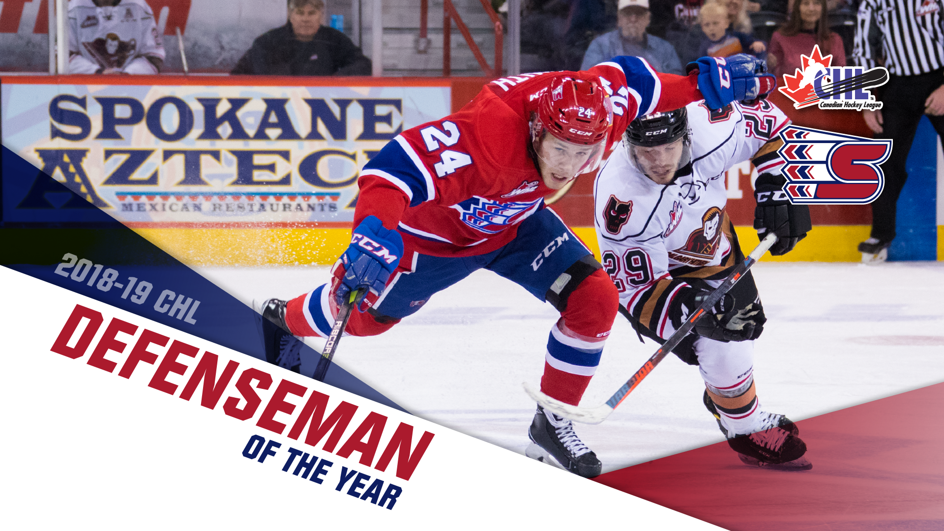 Ty Smith Named CHL Defenseman of the Year - Spokane Chiefs