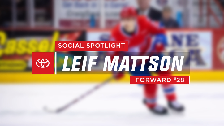 Toyota Social Spotlight: #28 Leif Mattson - Spokane Chiefs