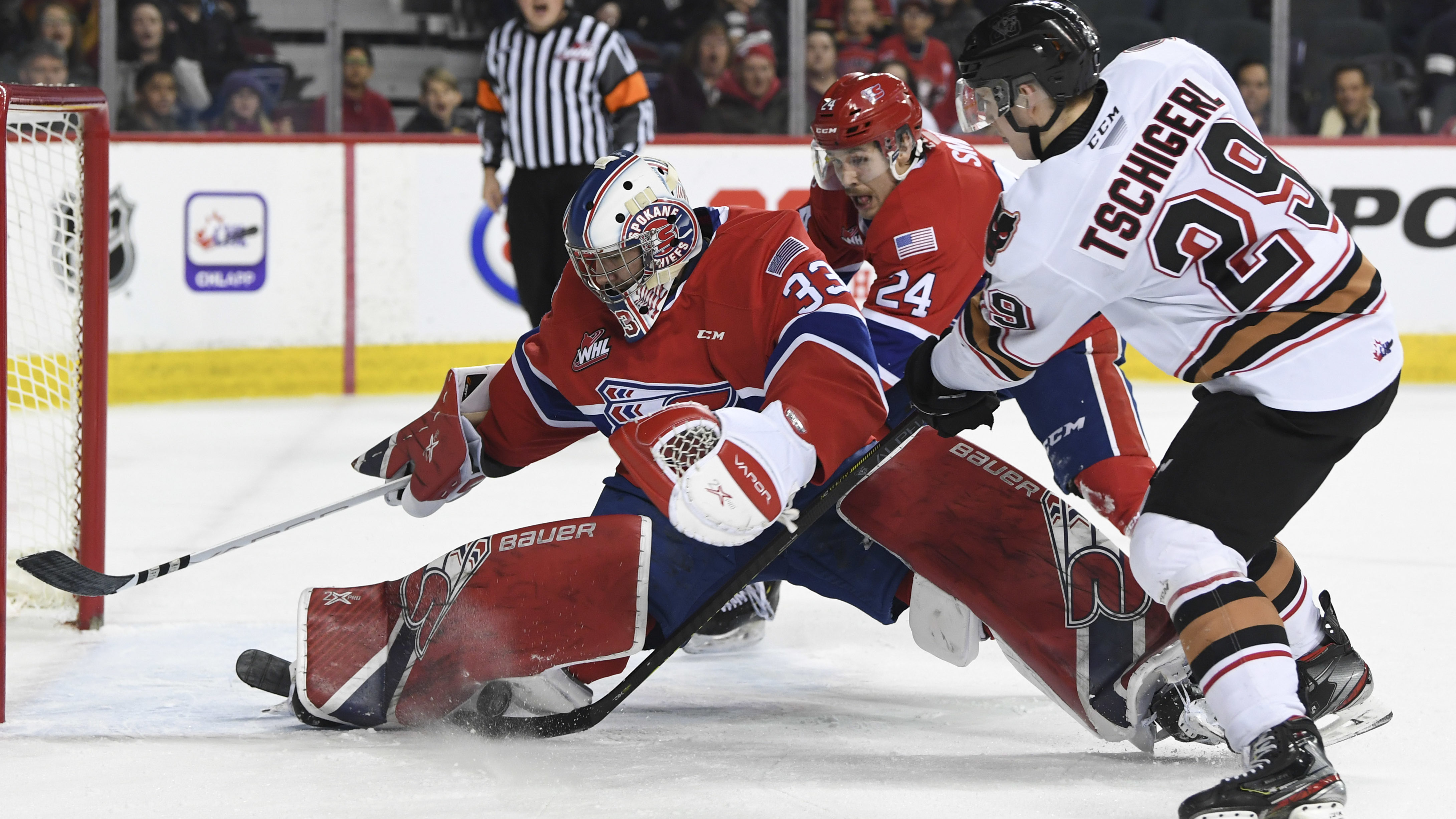 Zummack's Five Helpers Power Chiefs Past Hitmen - Spokane Chiefs