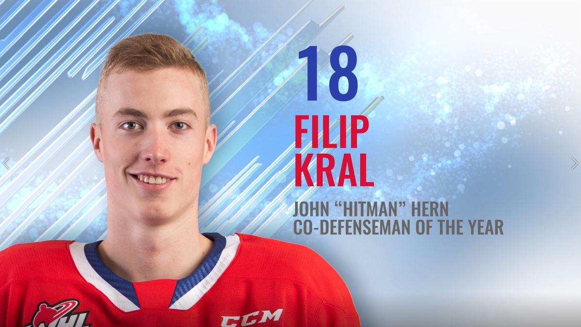 2019-20 Co-Defenseman of the Year & Most Sportsmanlike Player: Filip ...