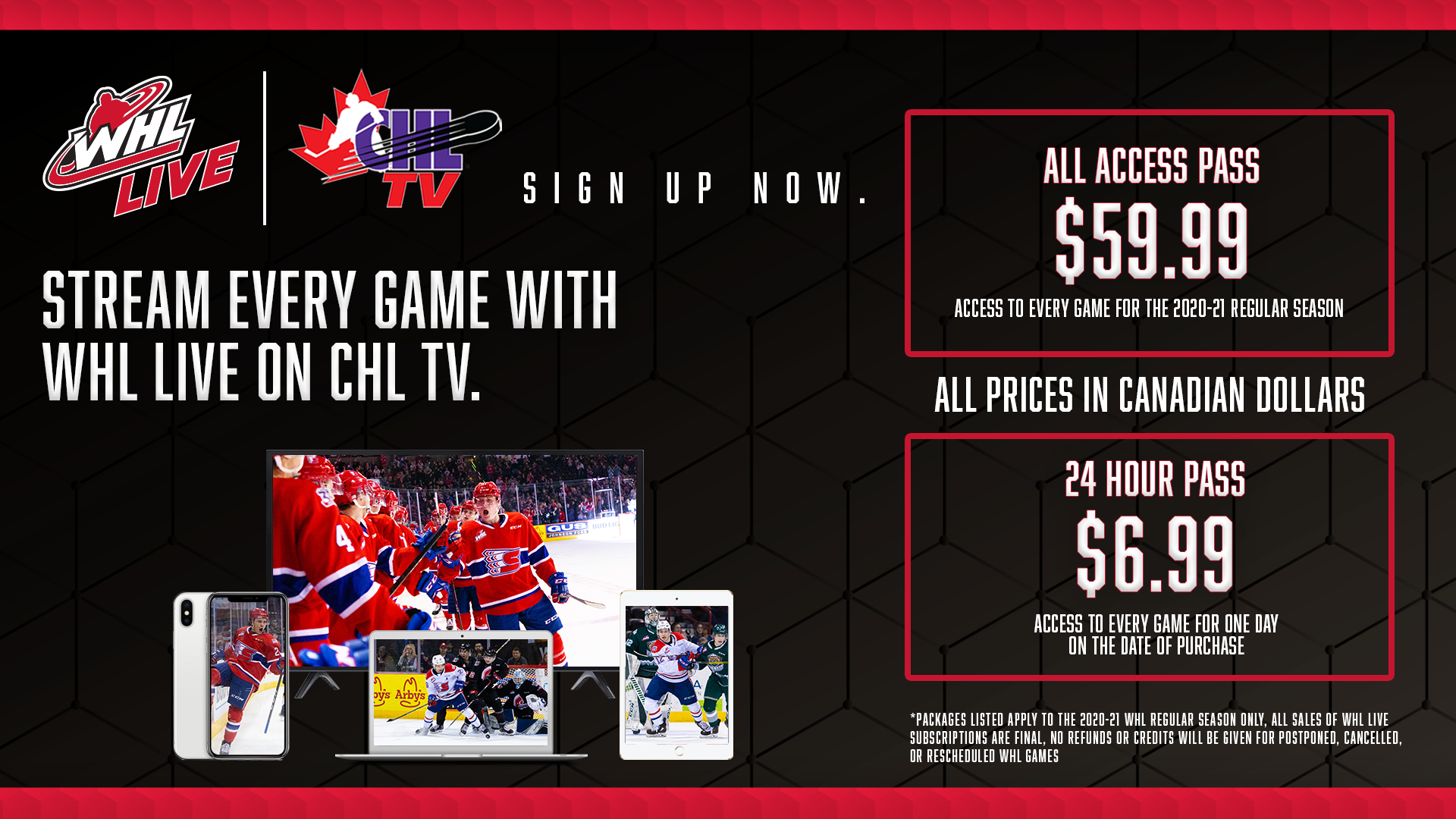 Western Hockey League Launches All-New WHL Live on CHL TV for 2020-21 ...