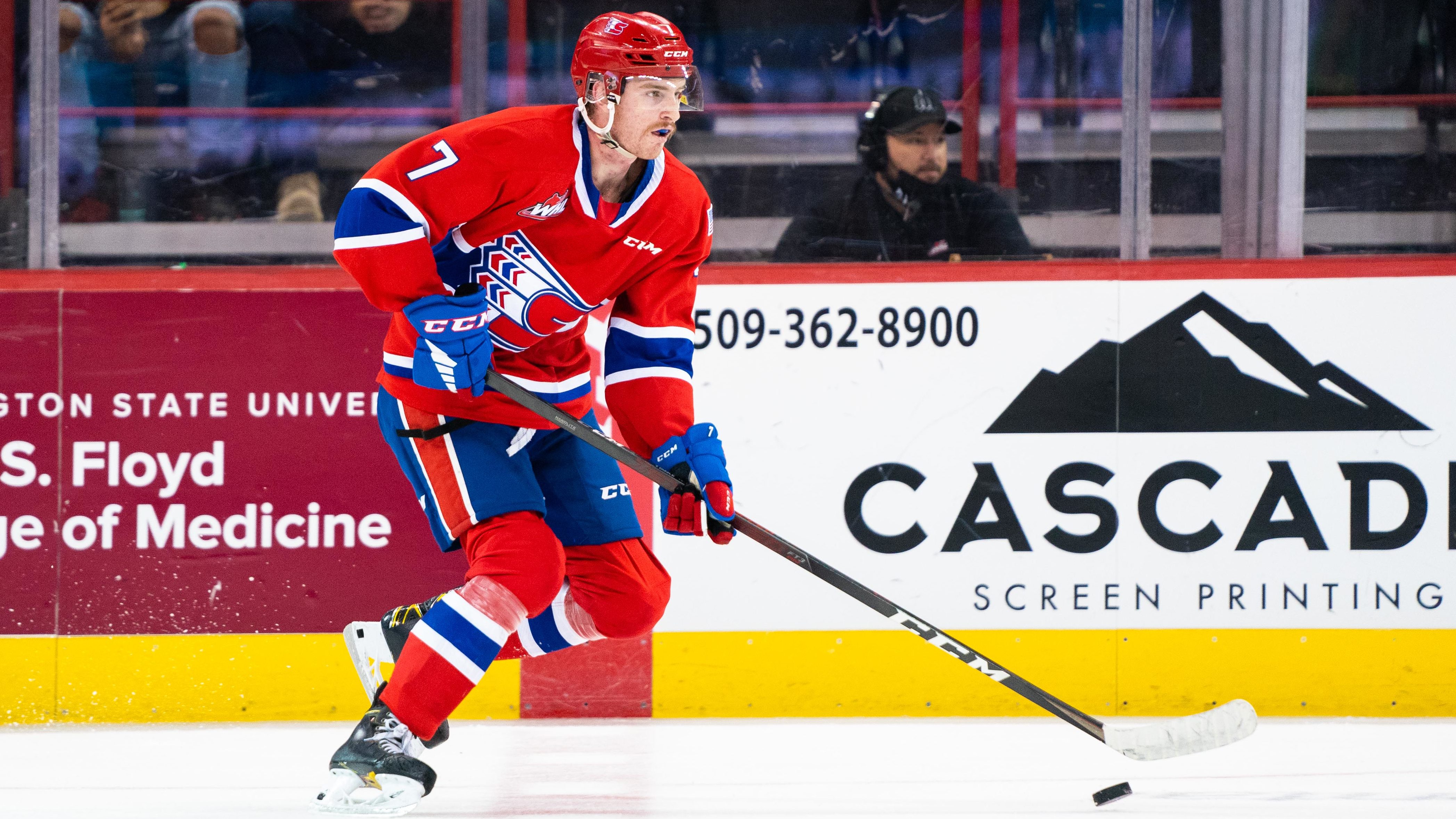 Sward raises over $3,000 for men's health through Movember - Spokane Chiefs