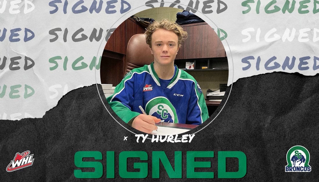 Broncos sign Ty Hurley to Standard Player Agreement - Swift Current Broncos