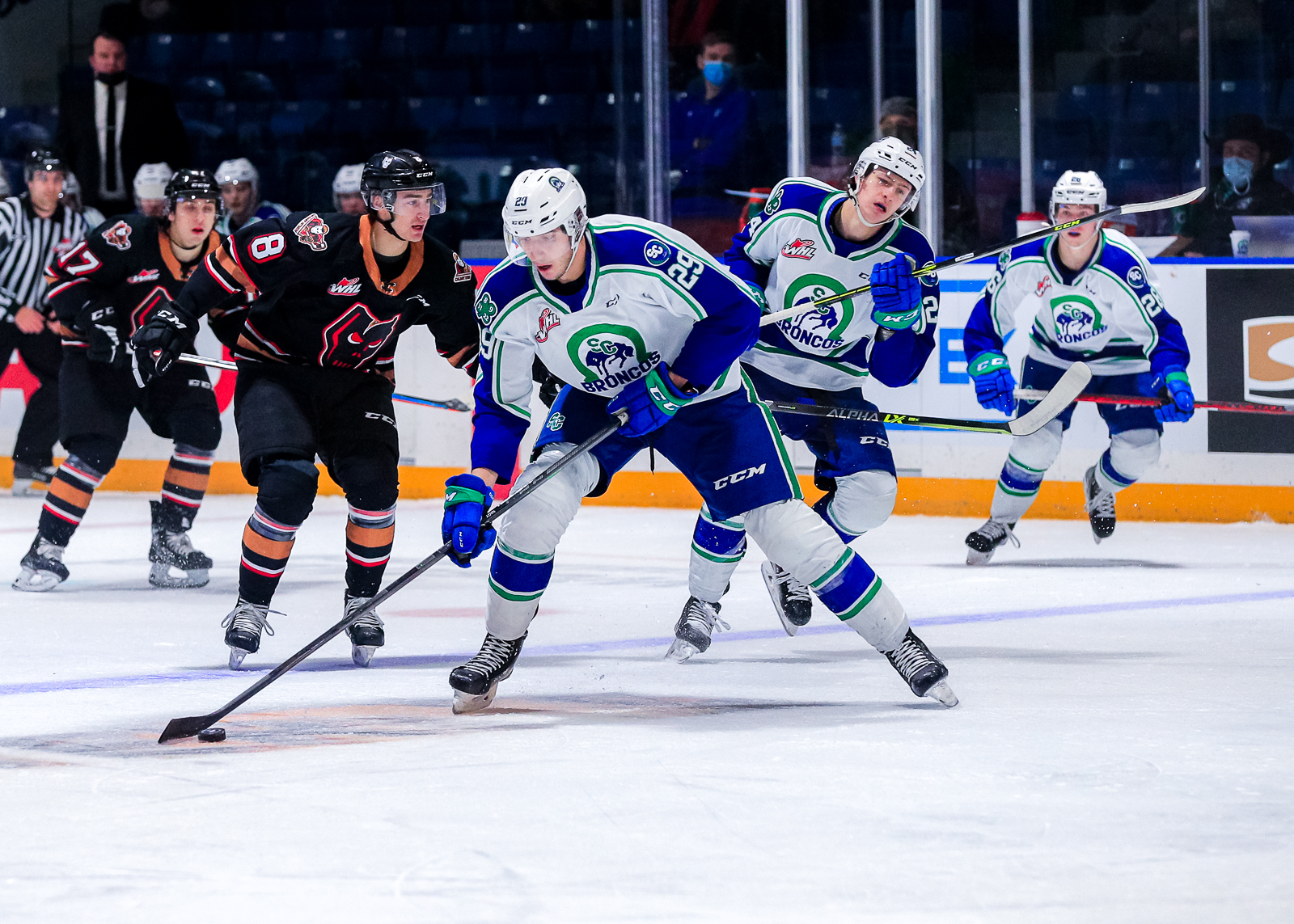 Broncos vs Hitmen, January 21, 2022 - Swift Current Broncos