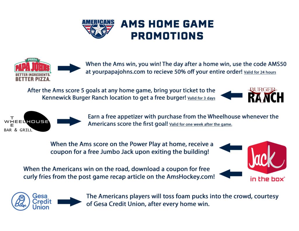 Promotions - Tri-City Americans