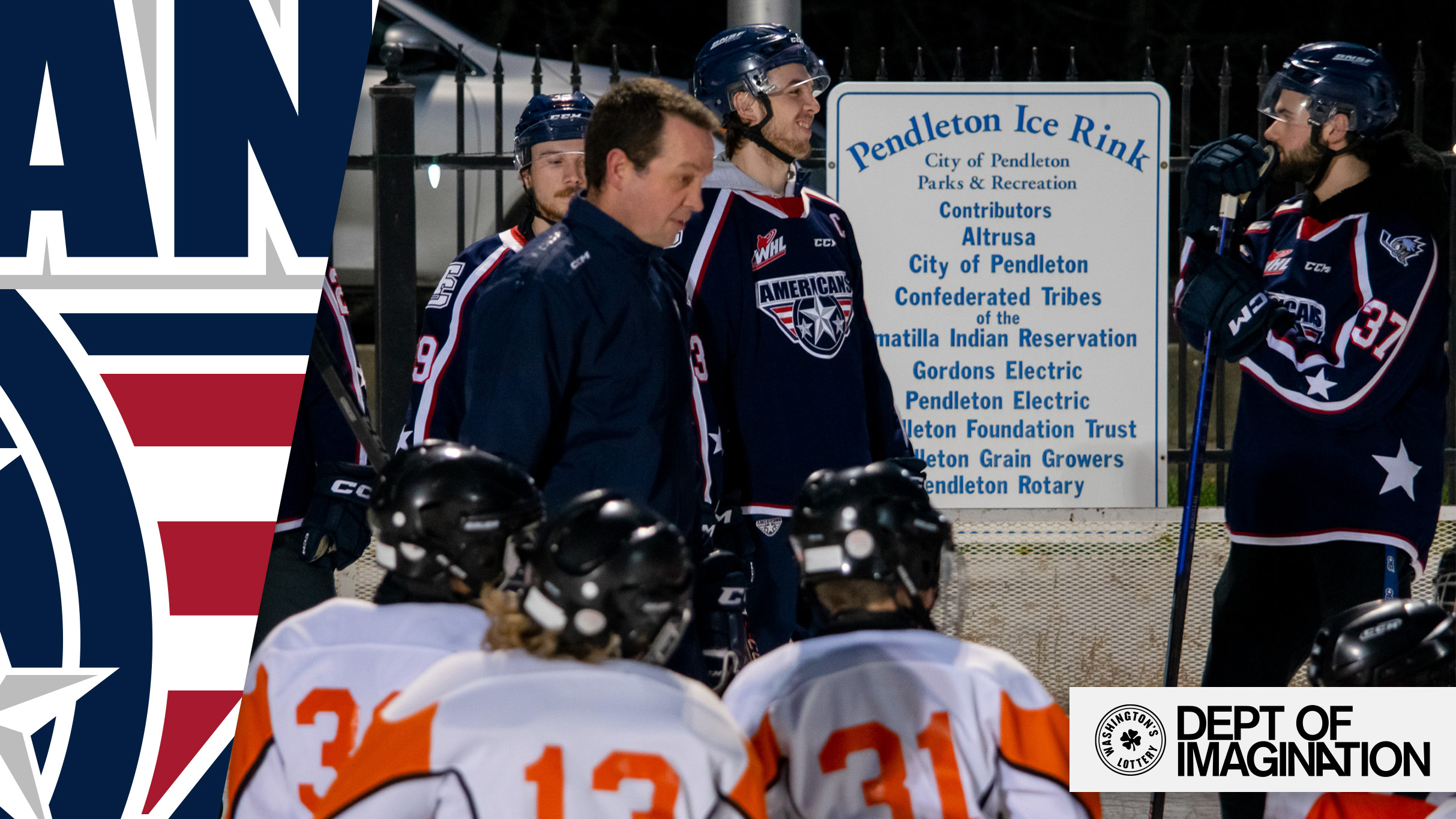Americans Visit Youth Hockey Players in Pendleton - Tri-City Americans