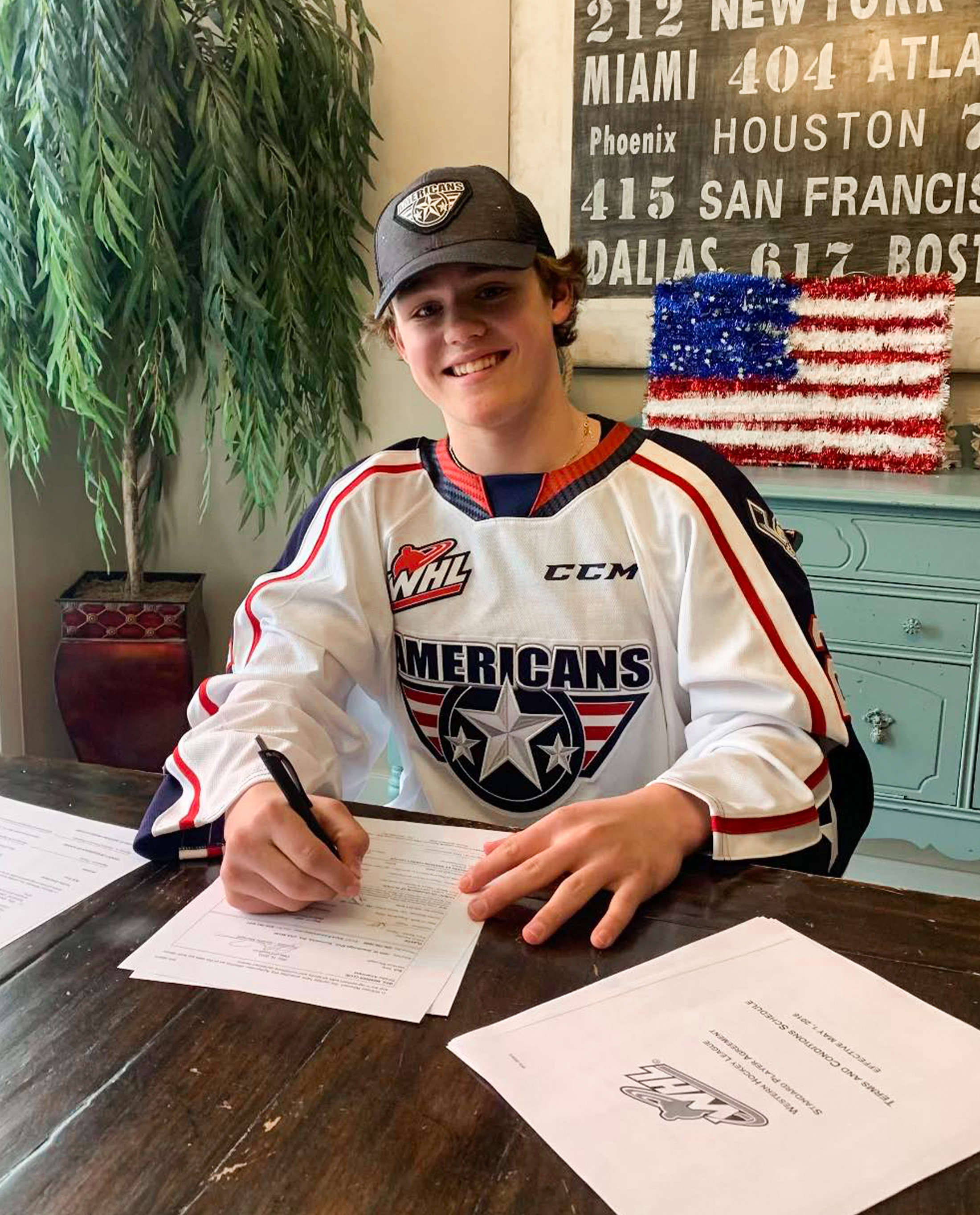 Cruz Pavao signs with Tri-City - Tri-City Americans
