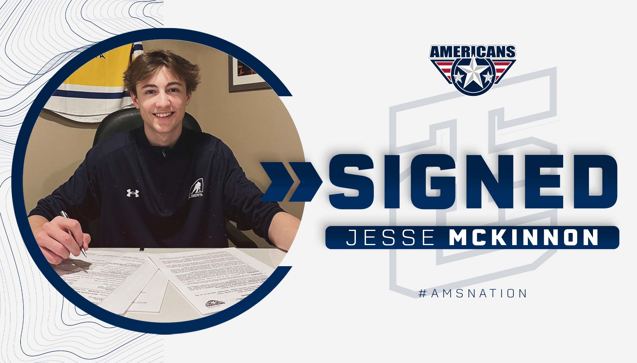 Jesse McKinnon signs with Tri-City - Tri-City Americans