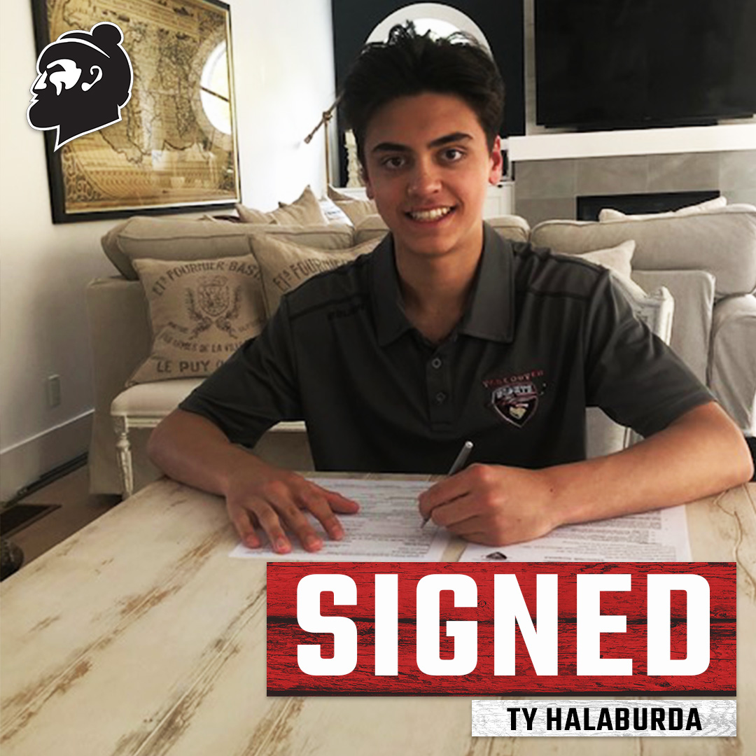 Giants Sign Forward Ty Halaburda to WHL Standard Player Agreement