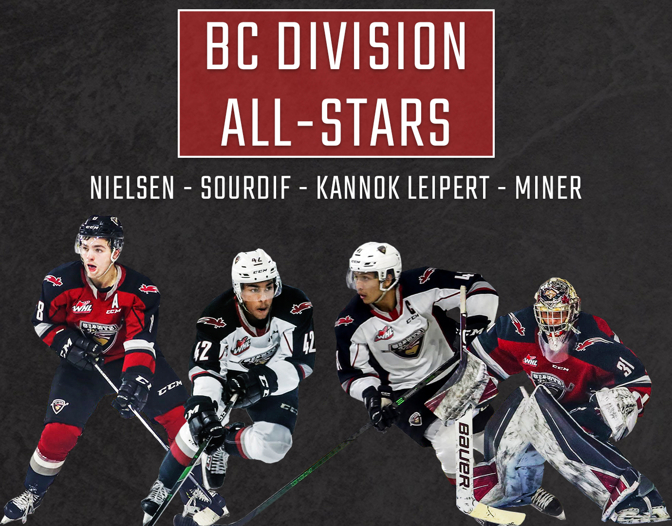 Four Giants Named to 2021 B.C. Division All-Star Team