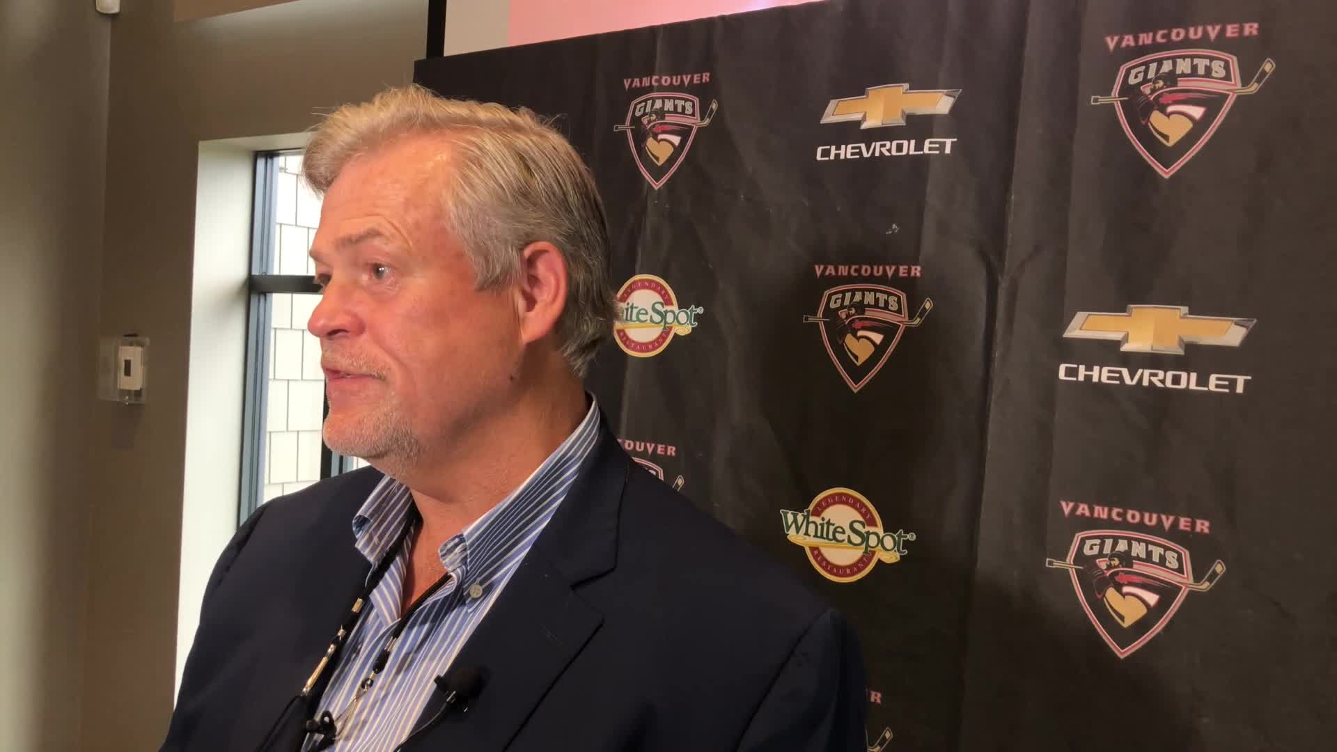 VIDEO: Vancouver Giants Sr. VP Dale Saip (October 20th)