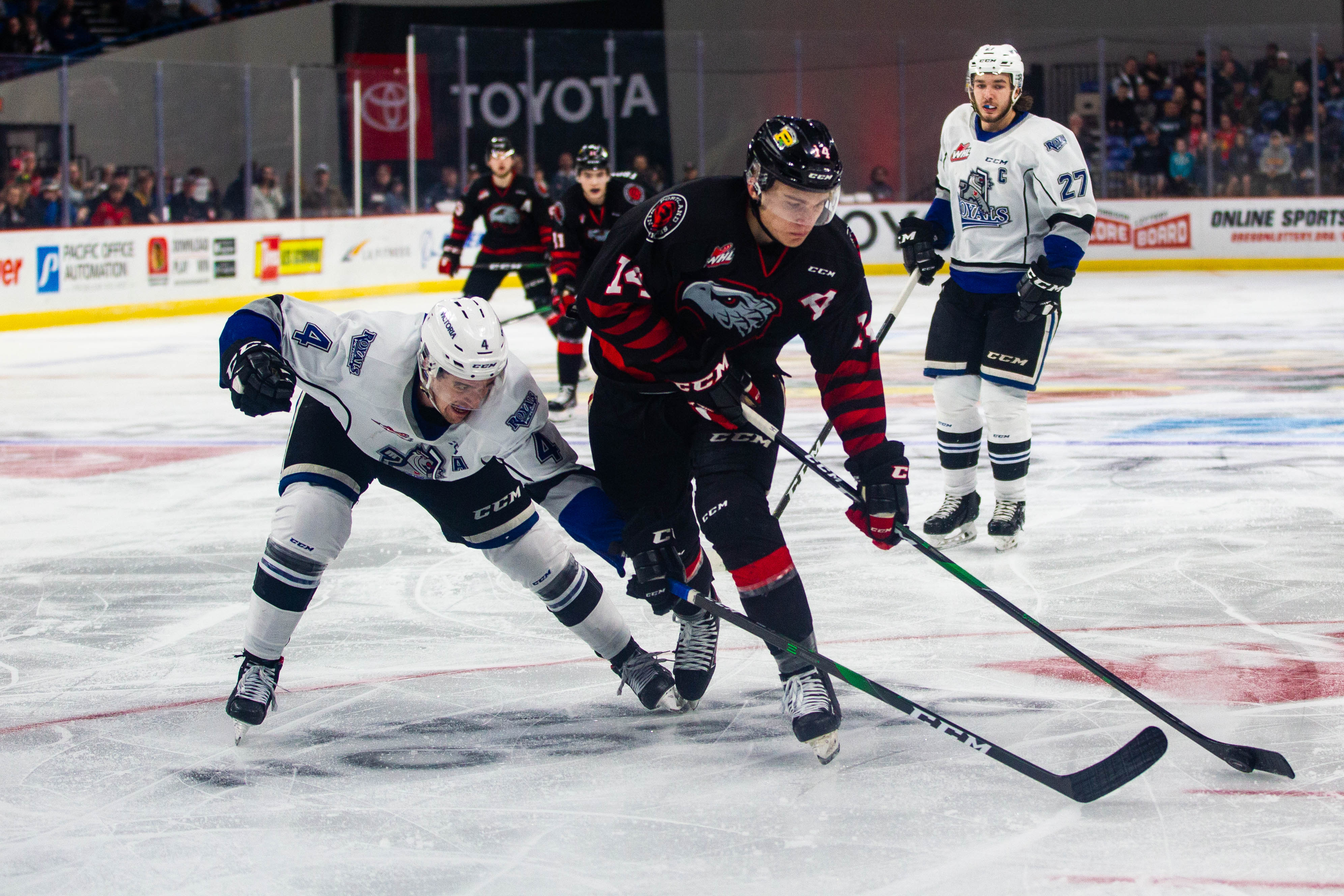 ROYALS OUTLASTED BY WINTERHAWKS - Victoria Royals