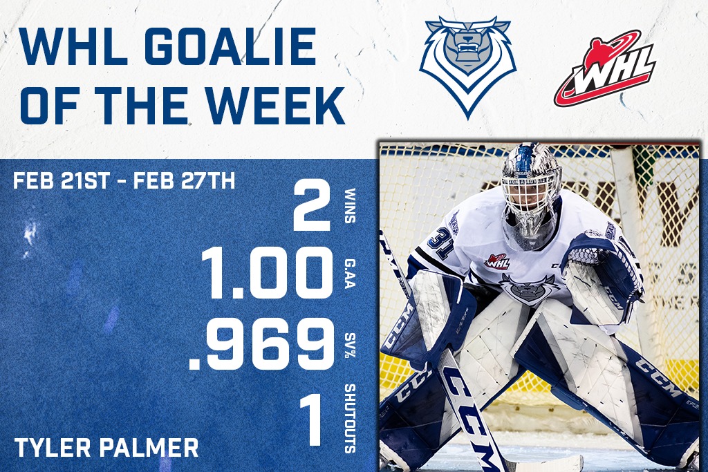 Royals goaltender Tyler Palmer named WHL Goalie of the Week – Victoria ... Royals goaltender Tyler Palmer named WHL Goalie of the Week – Victoria ...