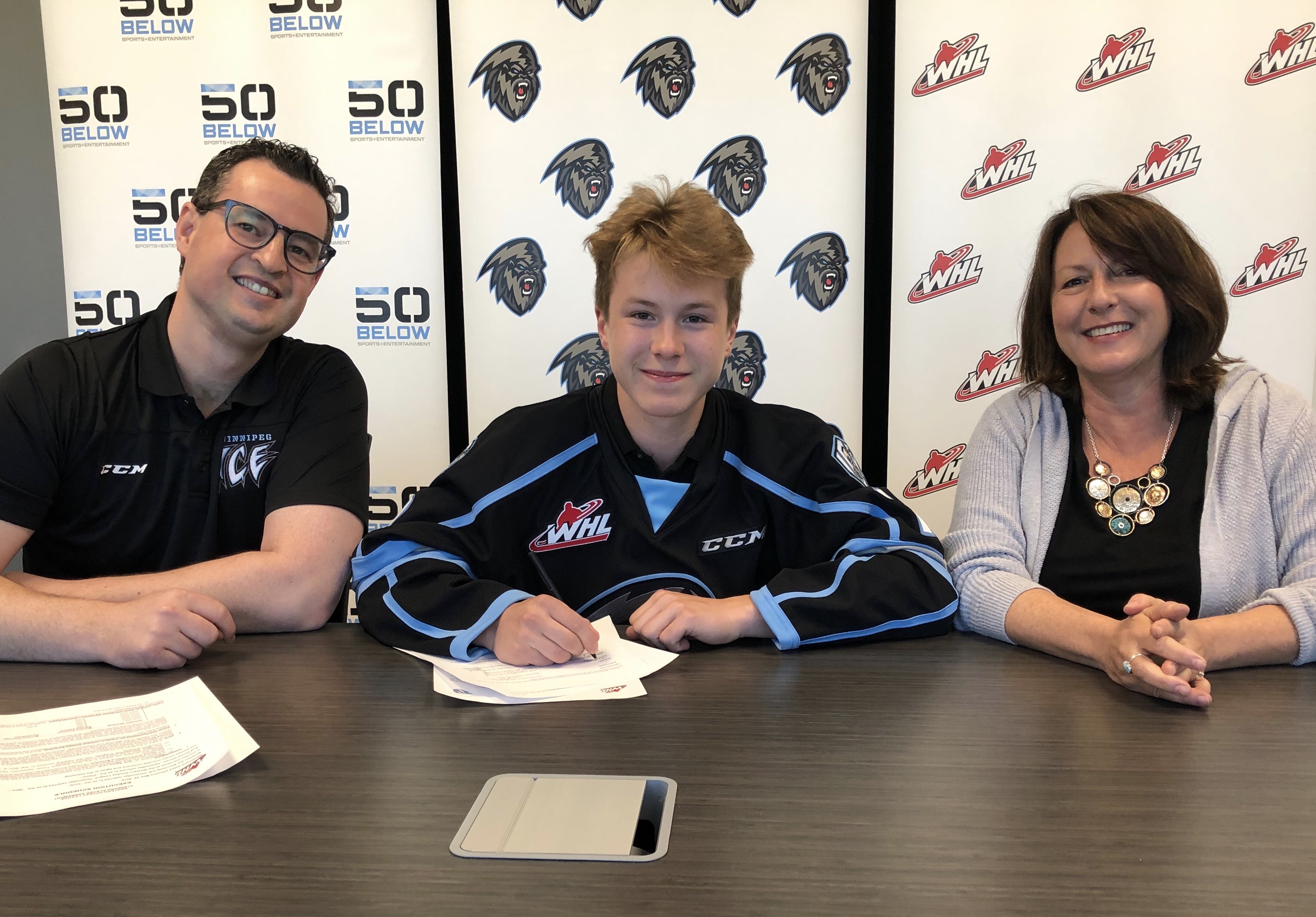 Winnipeg ICE sign 2019 sixth round draft pick Daniel Hauser - Wenatchee ...