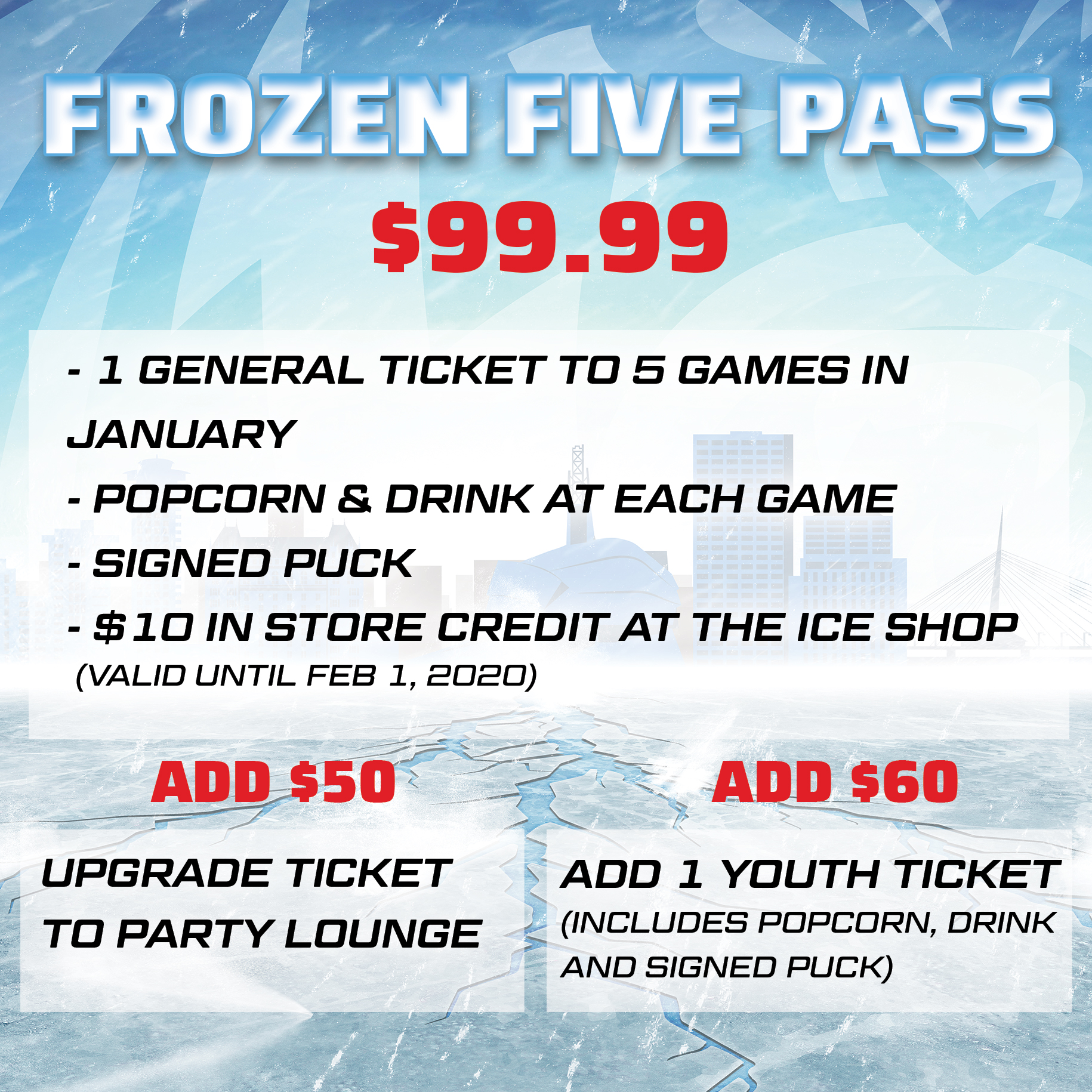 Frozen Five Game Pass - Wenatchee Wild