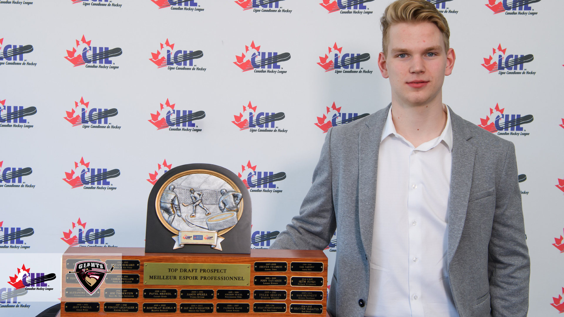 Giants' Byram winner of Sherwin-Williams CHL Top Prospect Award ...