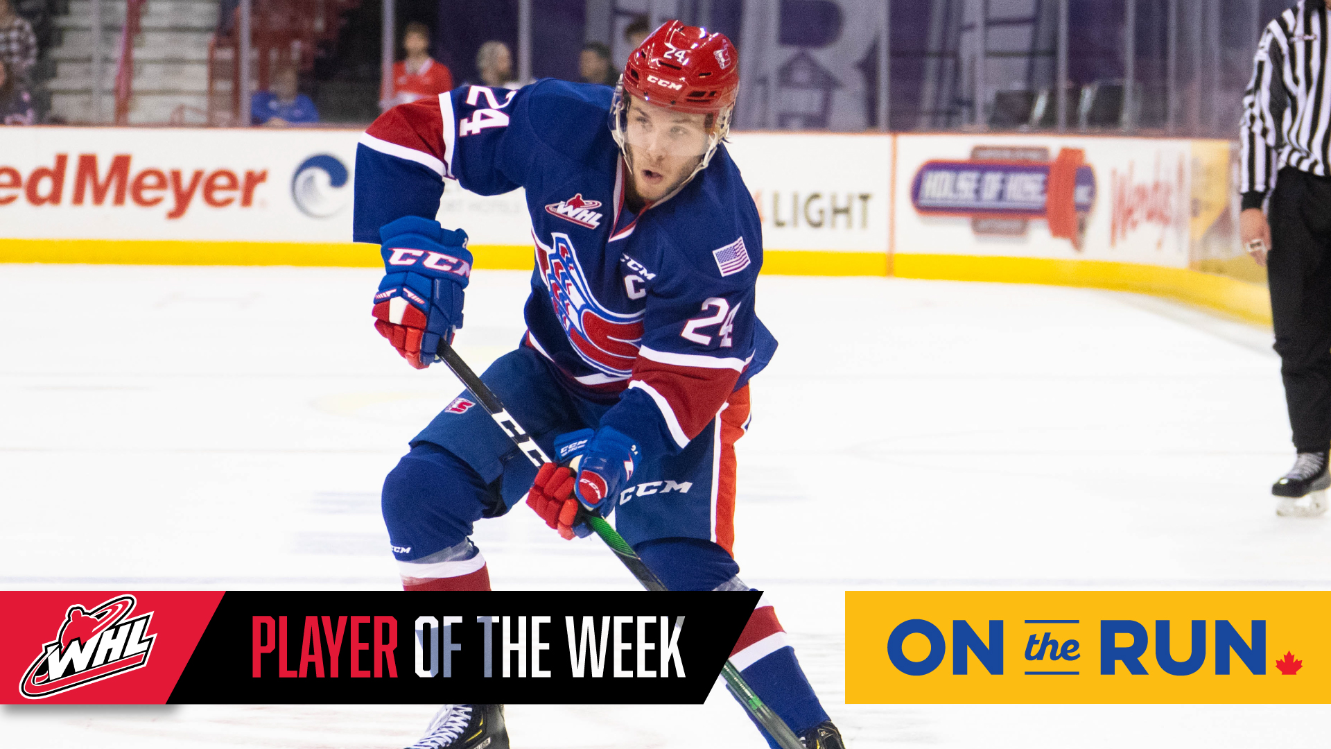 Chiefs' Smith named WHL On the Run Player of the Week - Western Hockey League