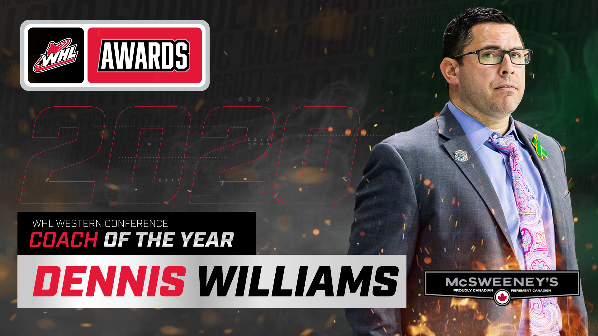 Silvertips' Williams named WHL Western Conference Coach of the Year ...