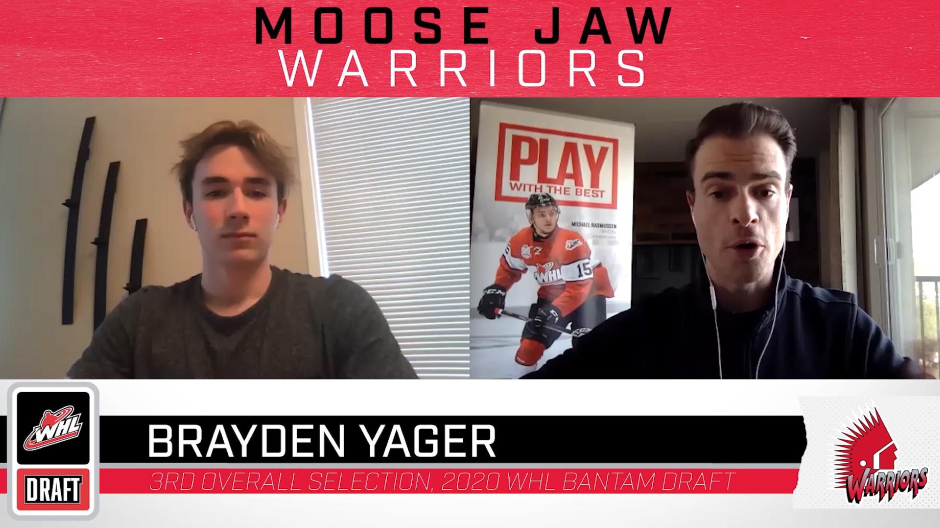WHL Future Stars: Brayden Yager, Moose Jaw Warriors - Western Hockey League