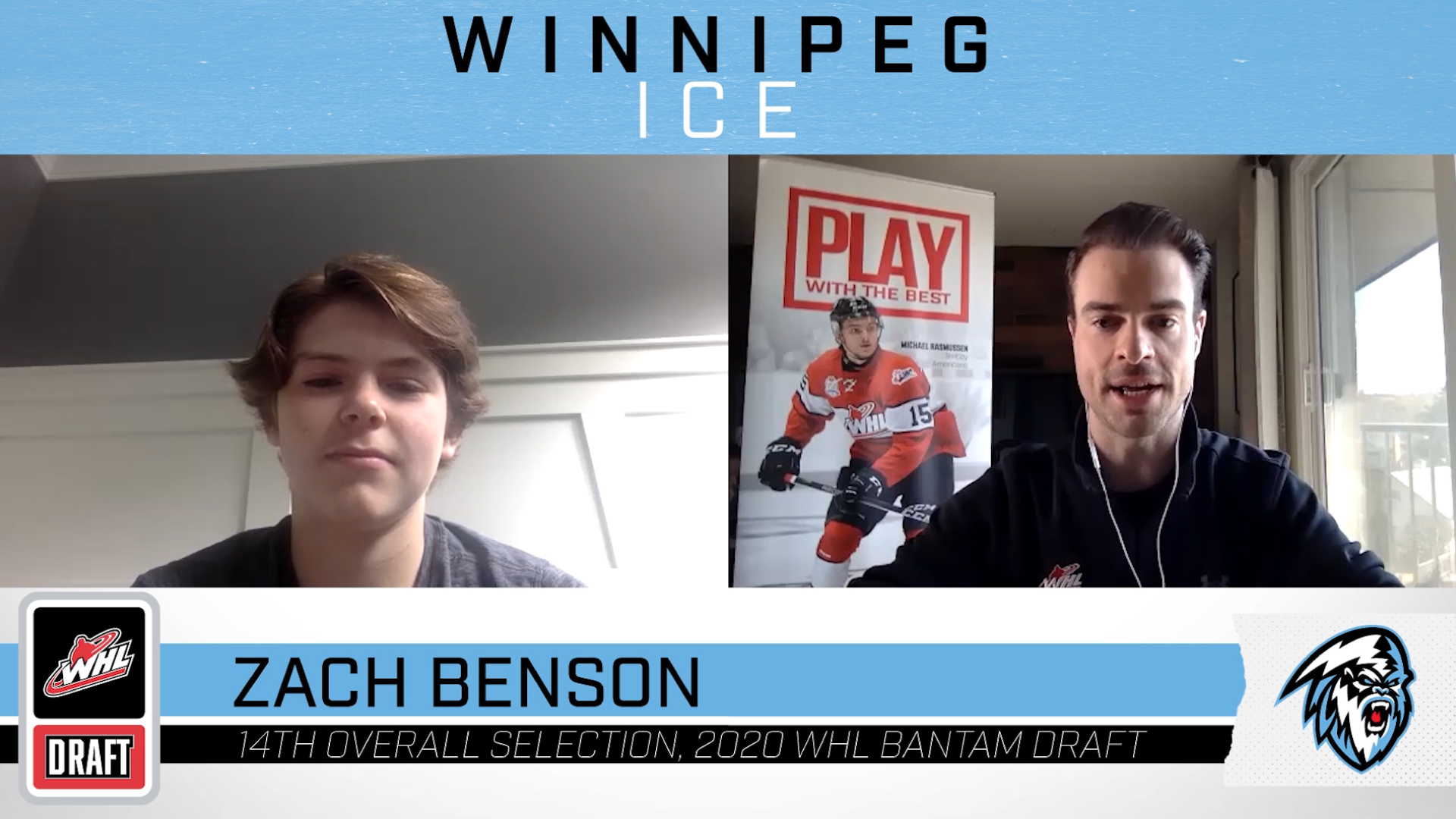 WHL Future Stars: Zach Benson, Winnipeg ICE - Western Hockey League