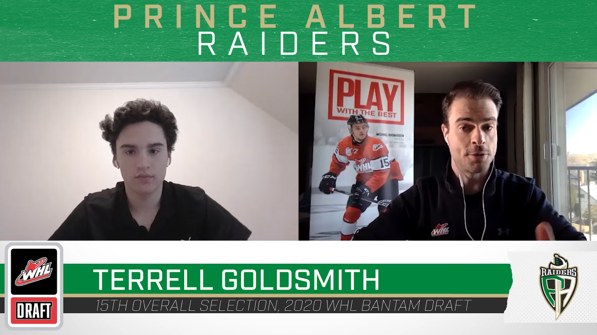 WHL Future Stars: Terrell Goldsmith, Prince Albert Raiders - Western ...