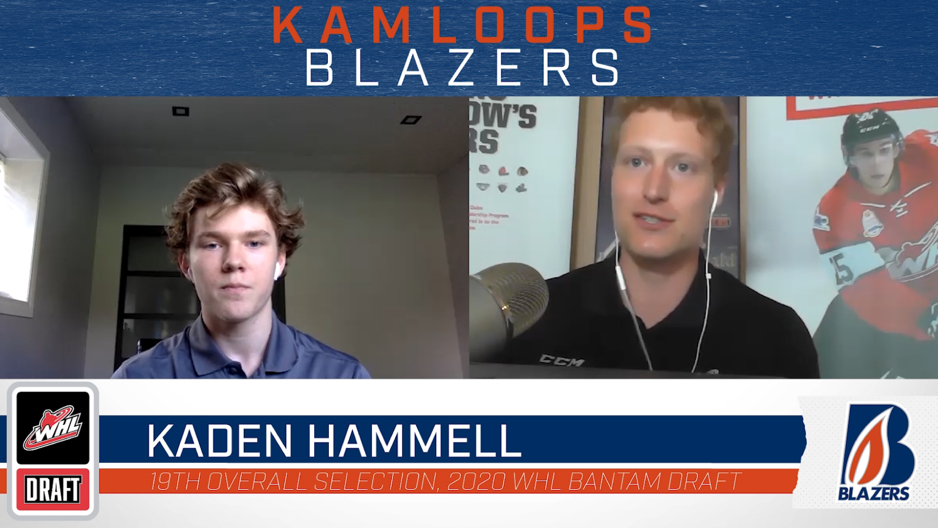 WHL Future Stars: Kaden Hammell, Kamloops Blazers - Western Hockey League