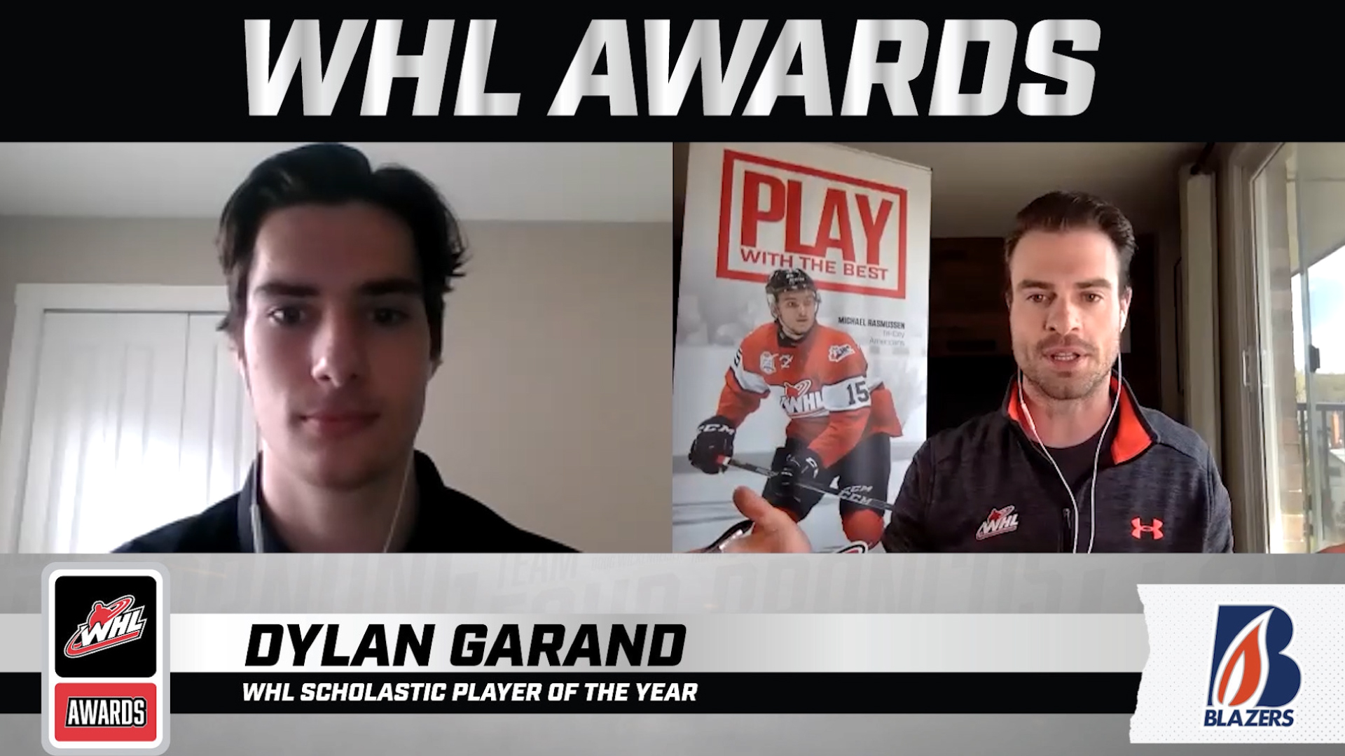 WHL Awards Interview: Dylan Garand, WHL Scholastic Player of the Year ...
