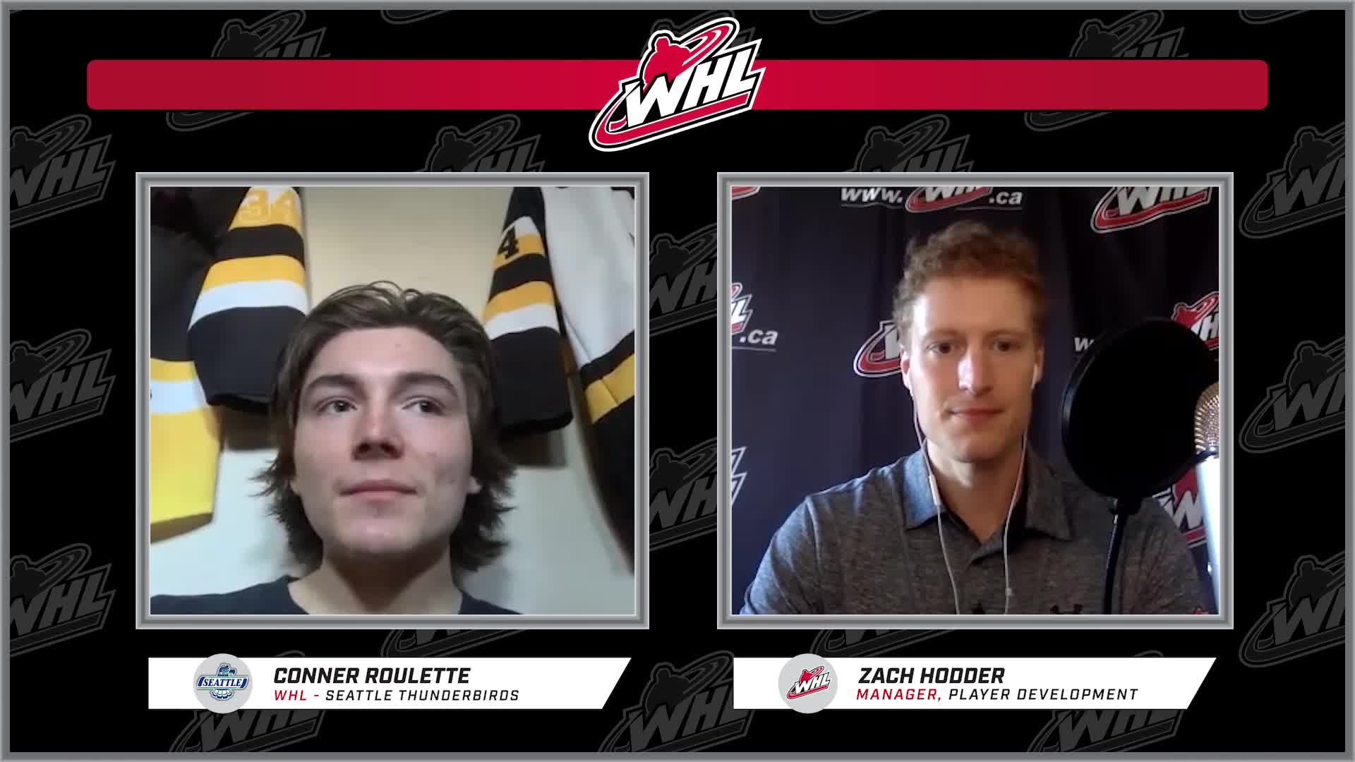 WHL Interview: Conner Roulette, Seattle Thunderbirds - Western Hockey ...