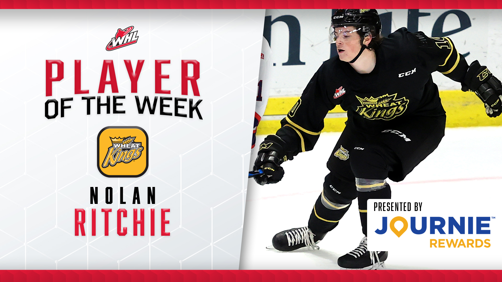 Wheat Kings forward Ritchie named WHL Player of the Week presented by Journie Rewards - Western ...