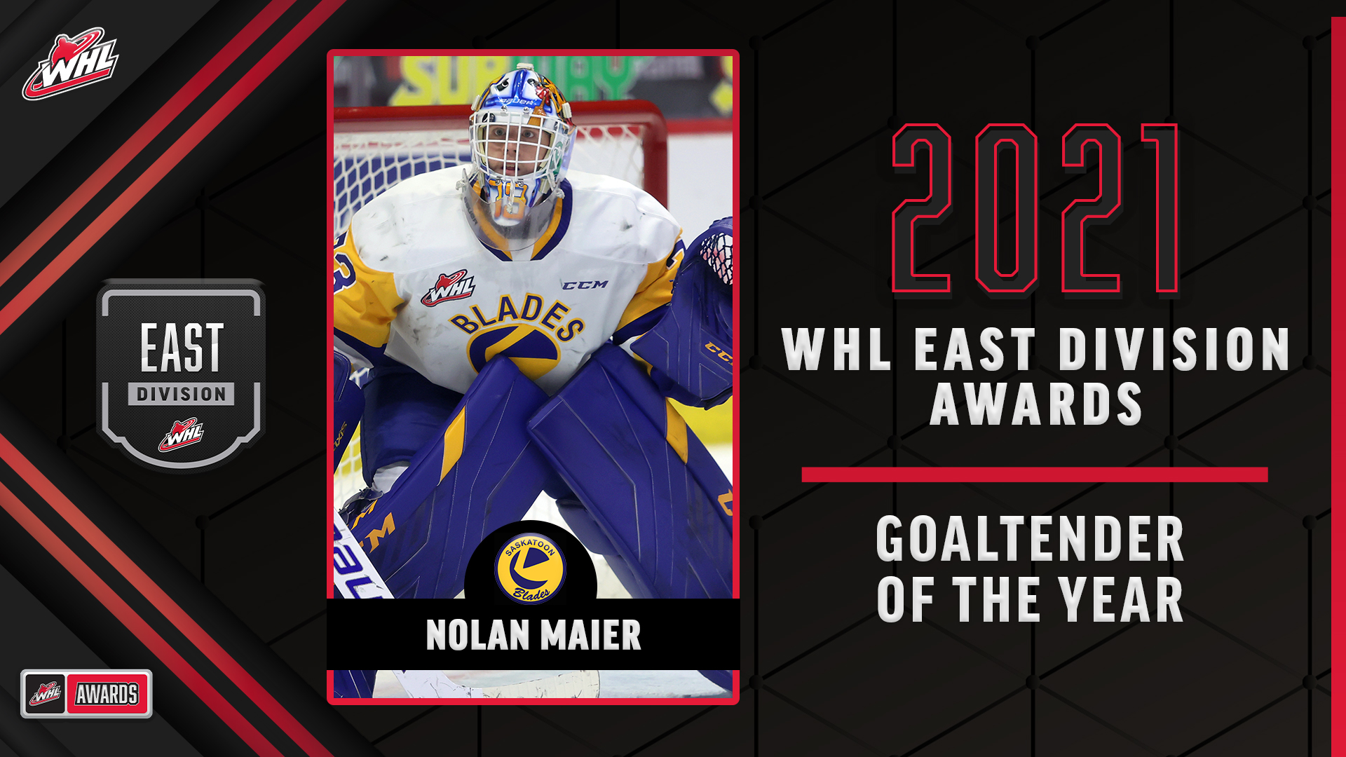 WHL names 2020-21 East Division award winners - Western Hockey League