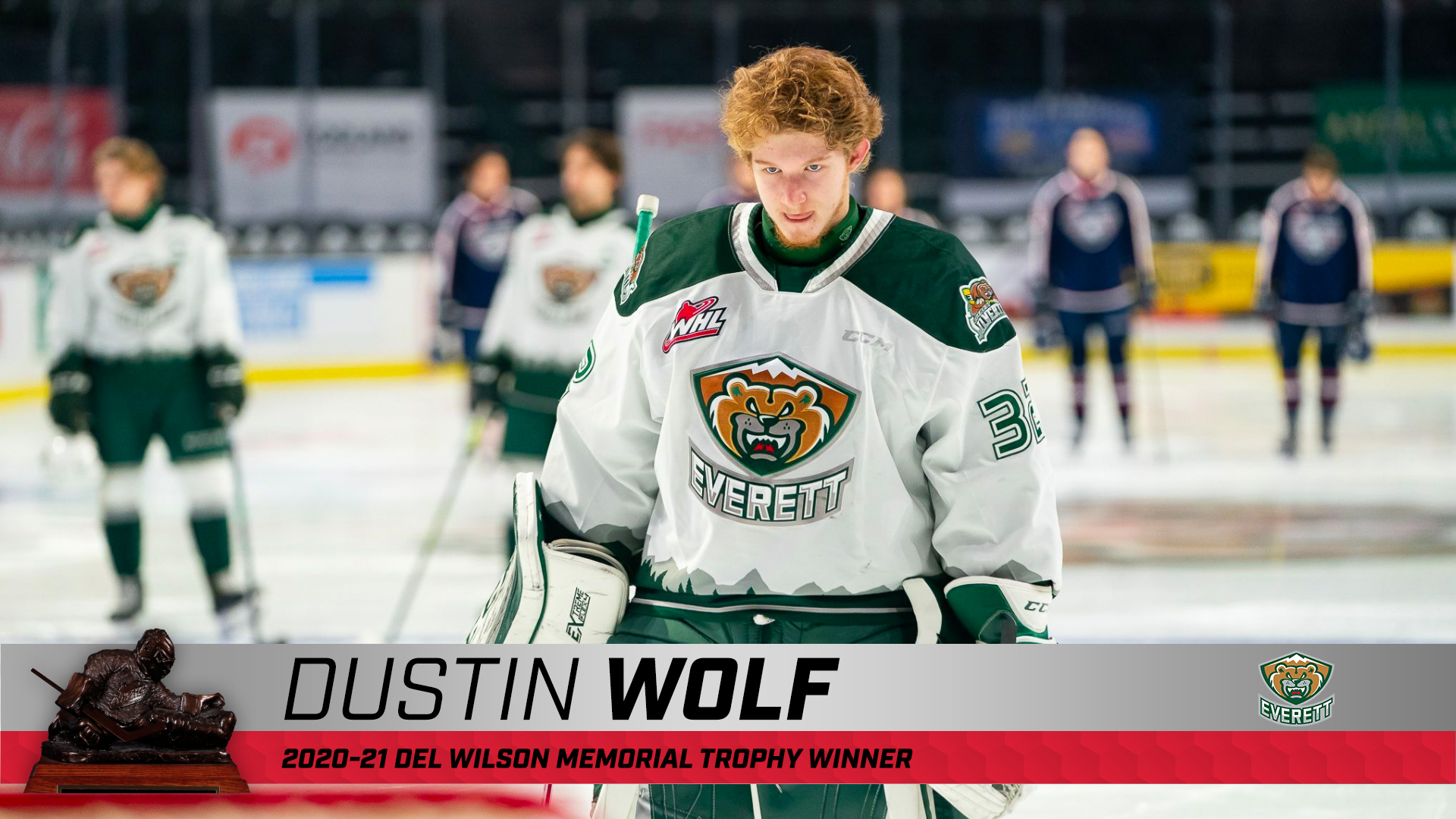 WHL Award Winners - Dustin Wolf - Western Hockey League