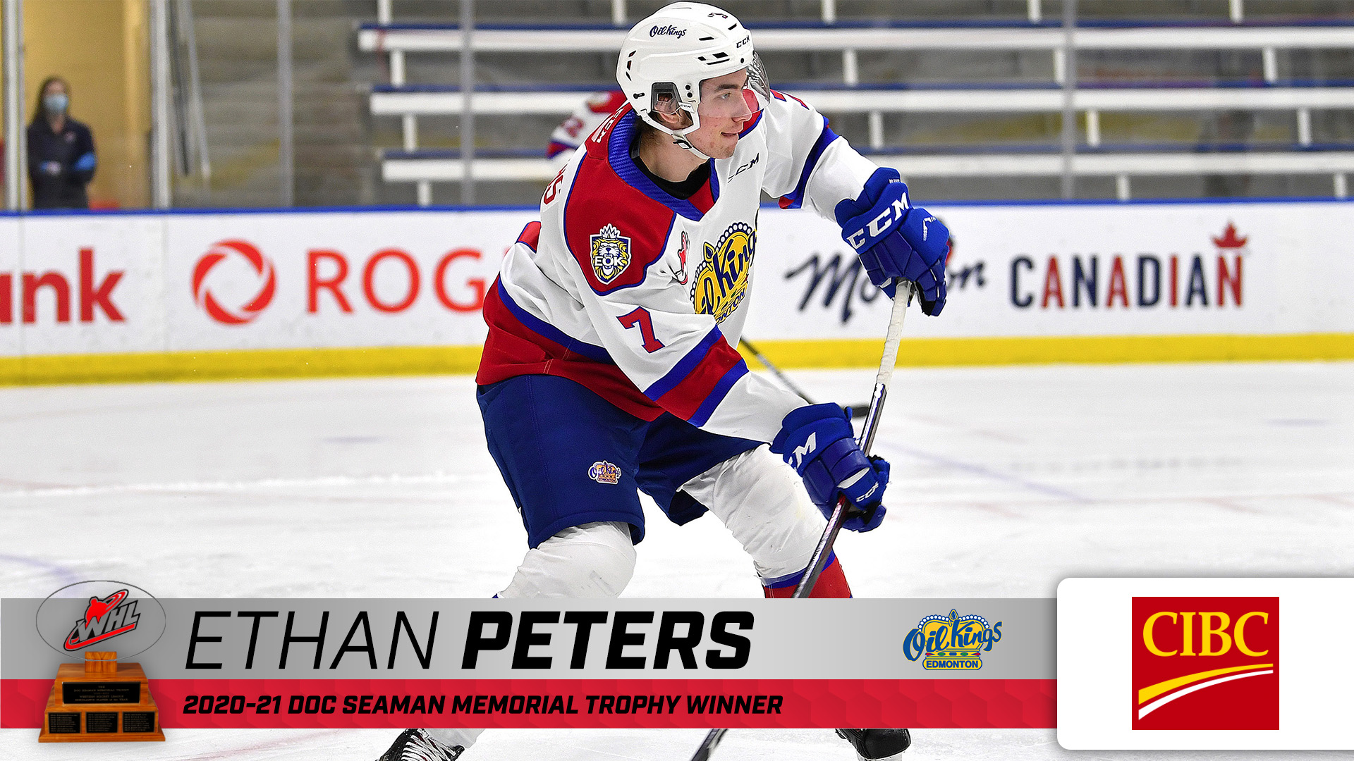 WHL Award Winners - Ethan Peters - Western Hockey League