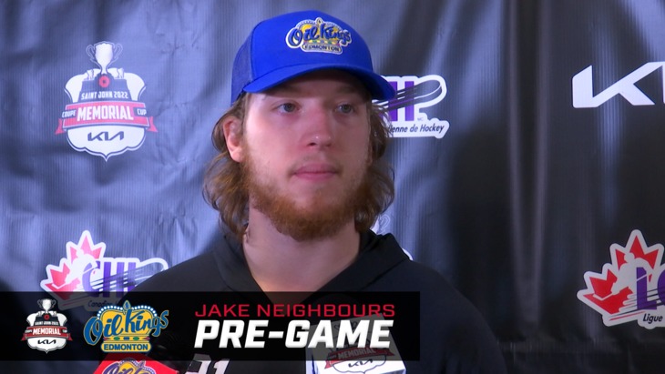 Memorial Cup Gameday Interview: Jake Neighbours – WHL Network