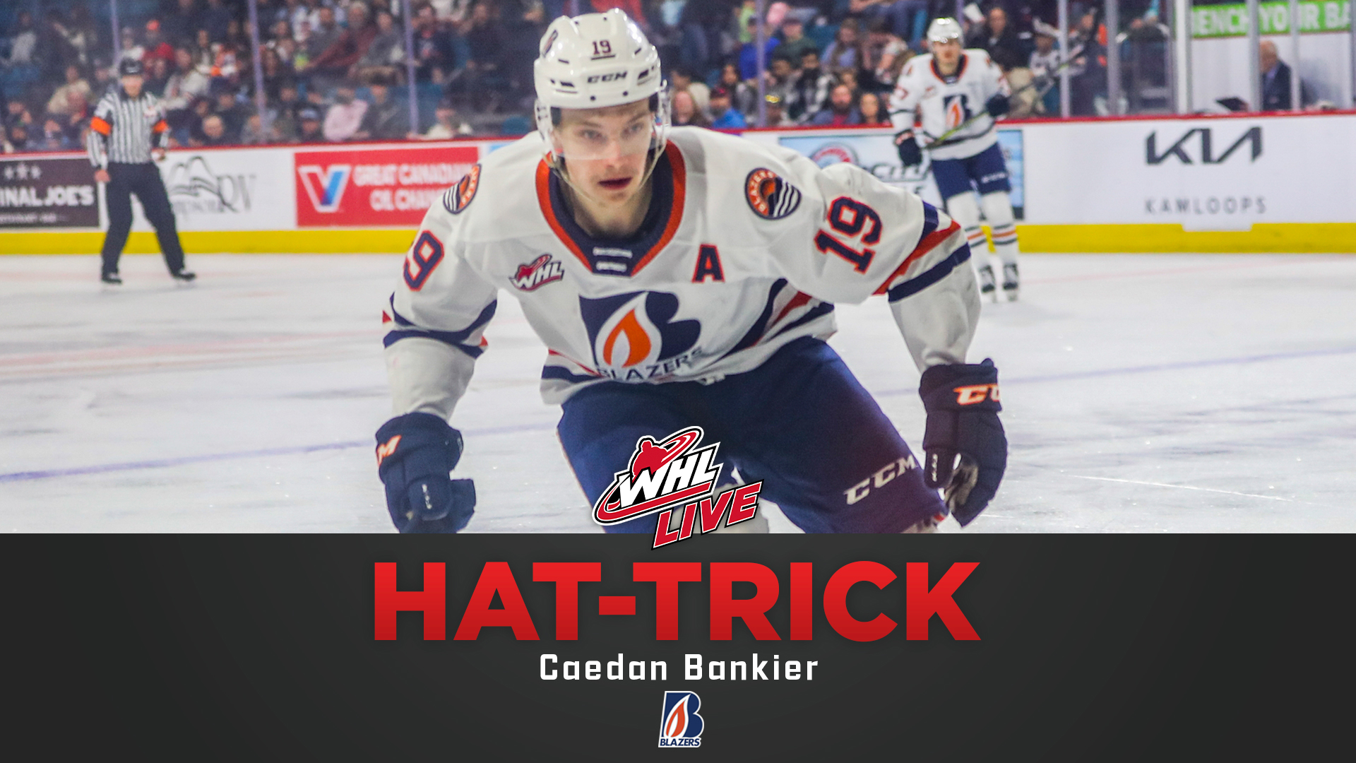 WHL Hat-Tricks - Caedan Bankier - Western Hockey League