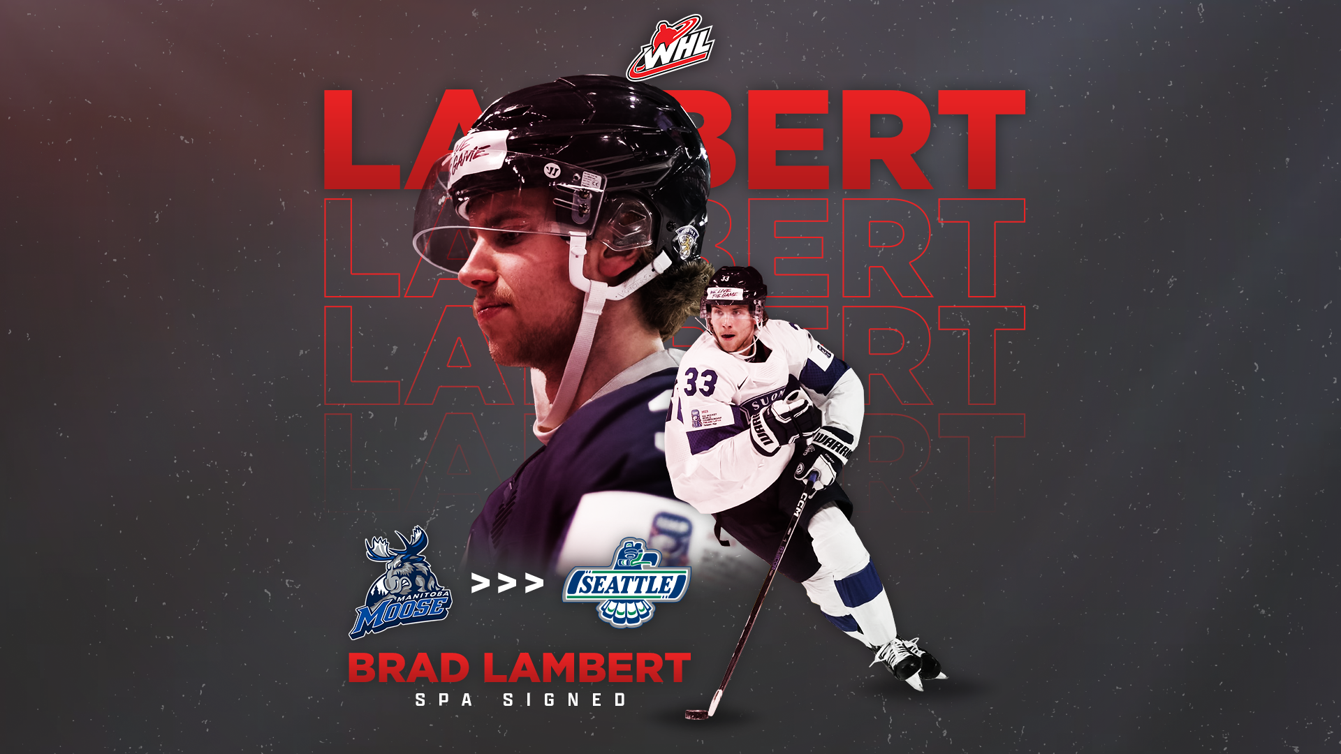 Jets prospect Brad Lambert assigned to Thunderbirds - Western Hockey League