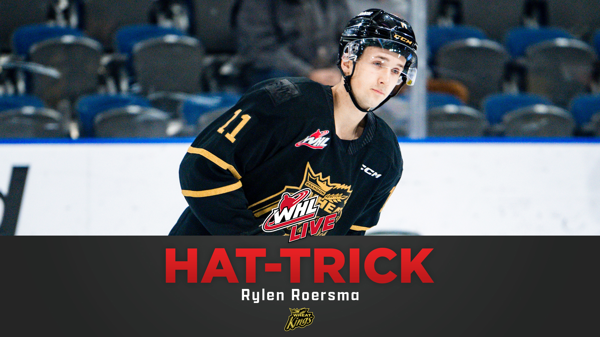 WHL Hat-Tricks - Rylen Roersma - Western Hockey League