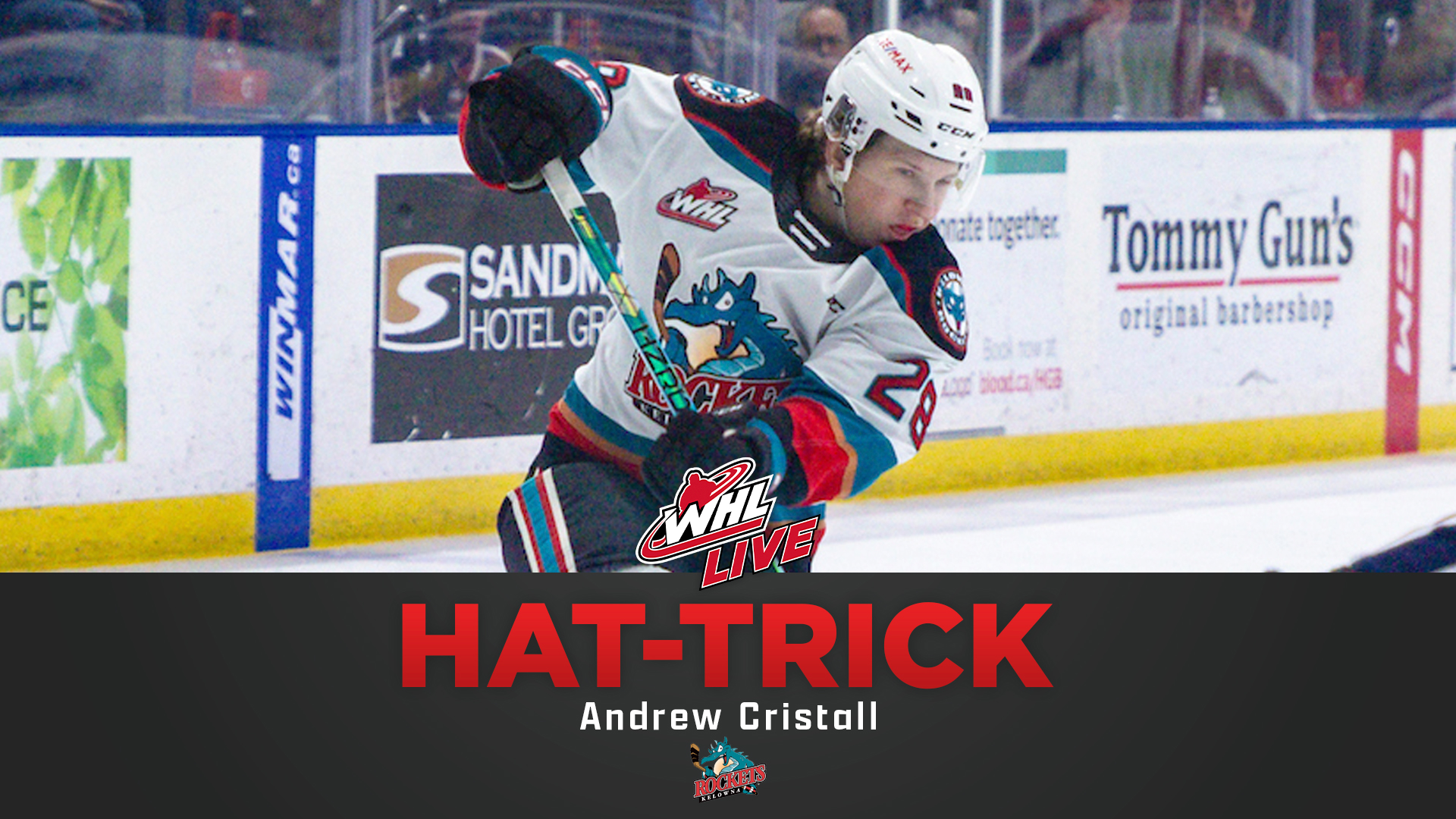 WHL Hat-Tricks - Andrew Cristall - Kelowna Rockets