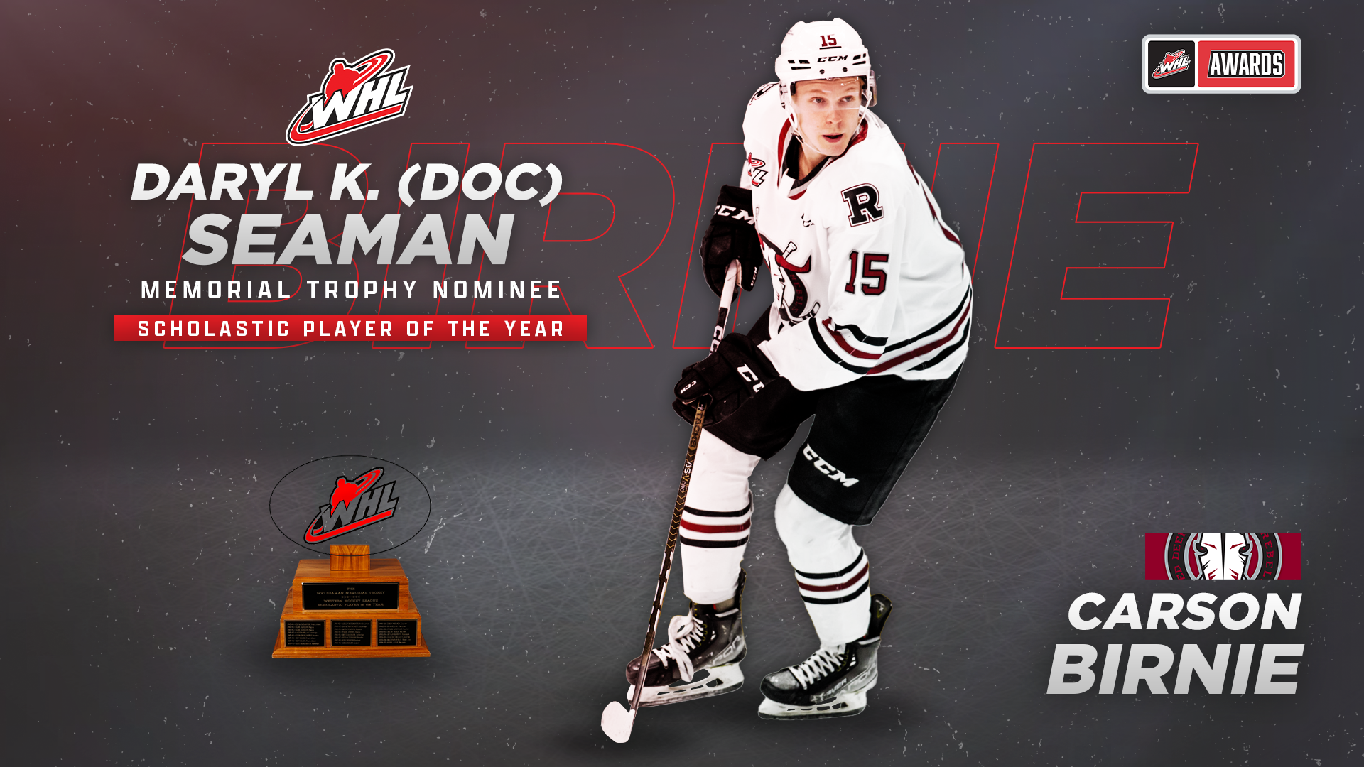 WHL announces Division nominees for Daryl K. (Doc) Seaman Memorial ...