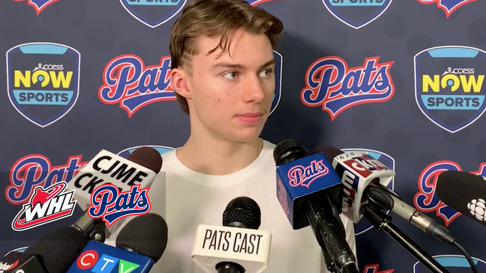 WATCH: Regina Pats captain Connor Bedard meets with media - Western Hockey League