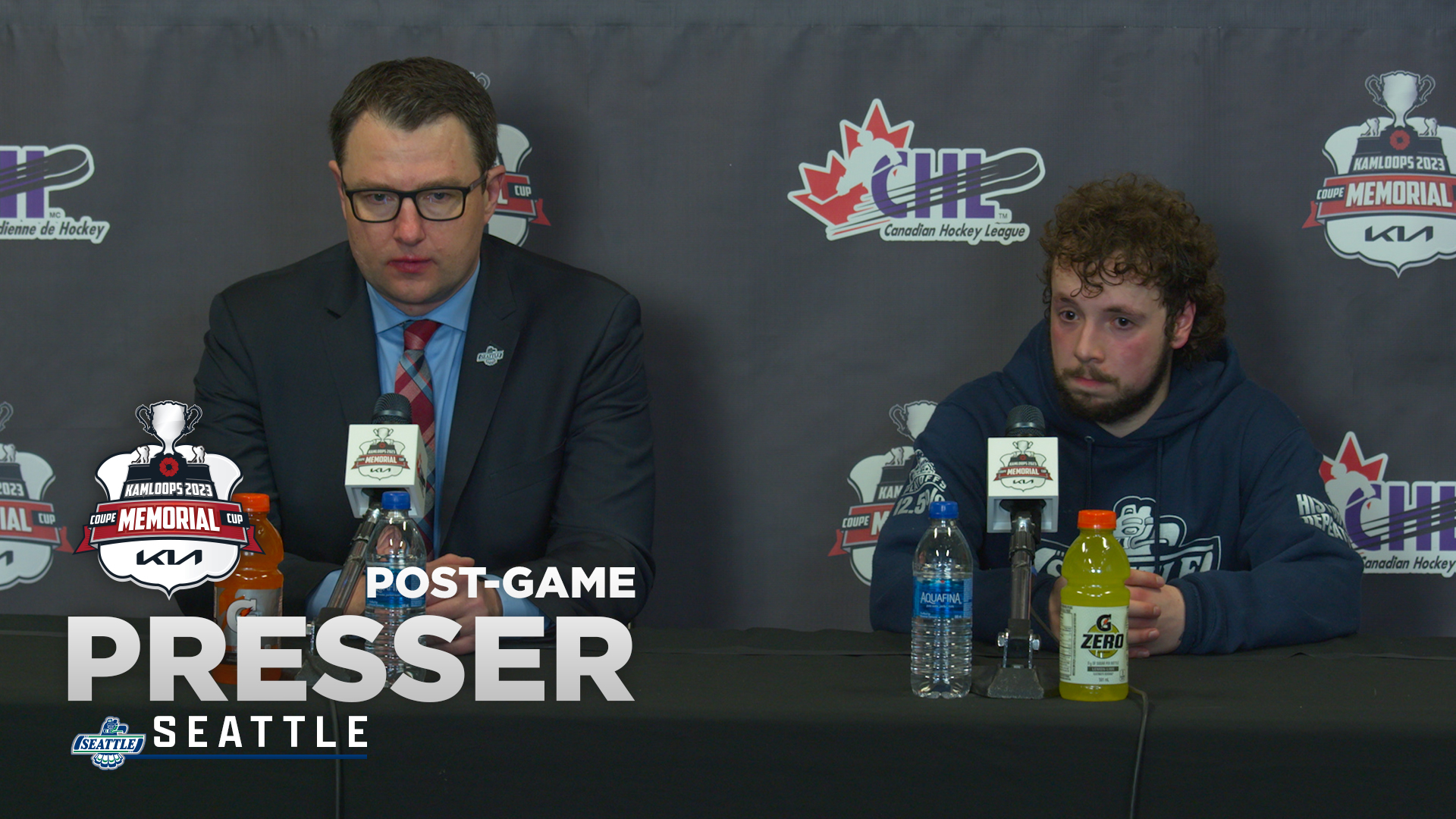 Memorial Cup Post-Game Press Conference - Seattle Thunderbirds ...