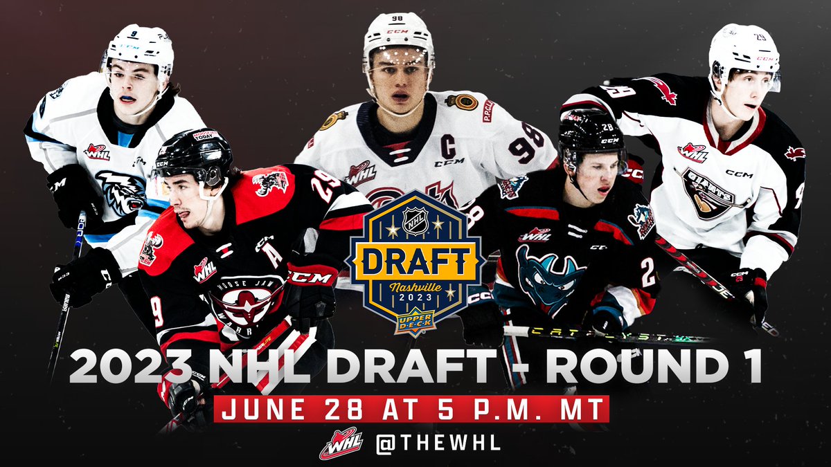 2023 NHL Draft - First Round Facts & Figures - Western Hockey League